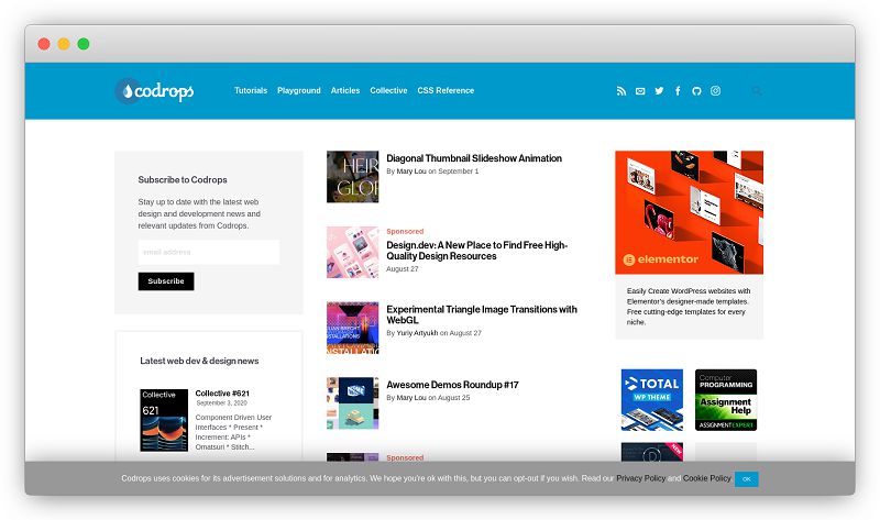 Codrops | 国外顶级Web创意灵感社区 | Boss设计